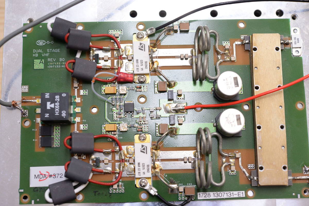 145MHz 144MHz 2m リニアアンプ VHF 高周波パワーアンプ 500W-1kW (定格出力700W) DC50V SD2942 ...