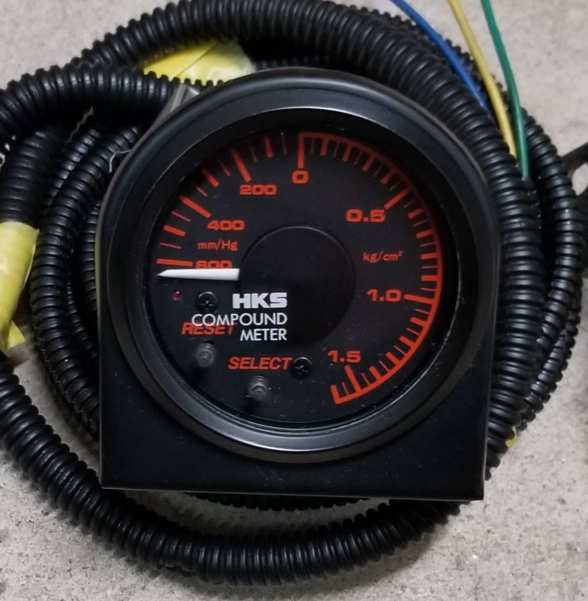 動作OK 当時物 HKS 60パイ ブースト計 COMPOUND METER の落札情報詳細 - Yahoo!オークション落札価格検索 オークフリー