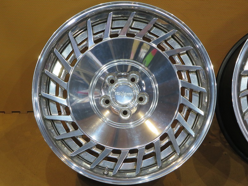 超美品 高級鍛造アルミ【rotiform CBU FORGED 3P】アメ鍛 ロティフォーム 20インチ 10.5J+25 PCD112-5H ポリッシュ アウディ RS4 A5 S5 RS5 ...