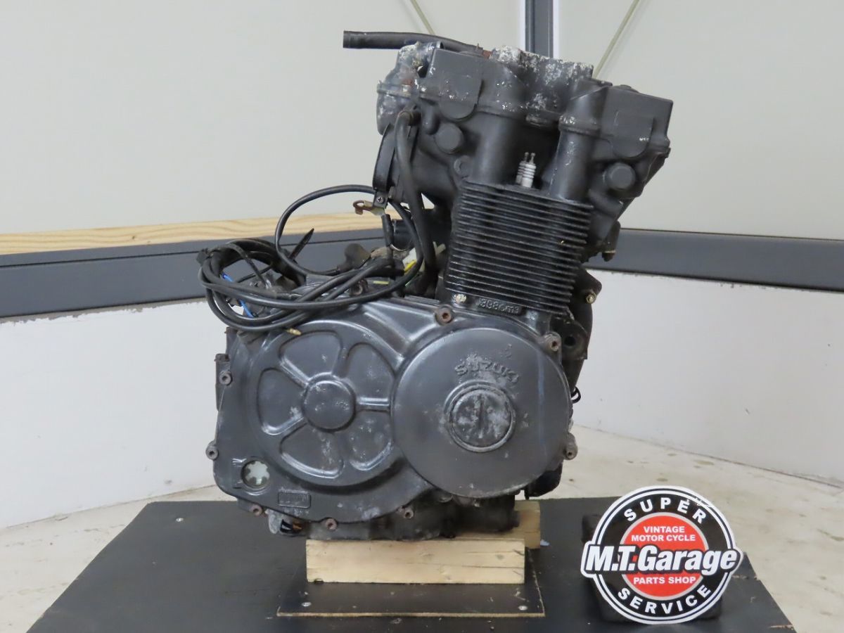 1987年 GSX-R400 GK71F エンジンASSY レストアベース【280L】 GSXR400-B-039の落札情報詳細 ...