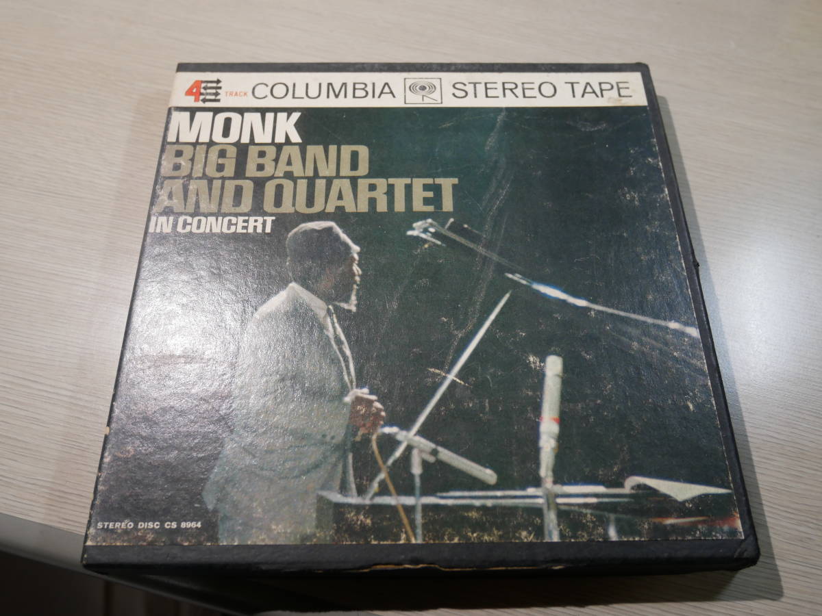 セロニアス・モンク,THELONIOUS MONK BIG BAND AND QUARTET/IN CONCERT(USA/COLUMBIA:CQ 625 REEL-TO-REEL TAPE ...