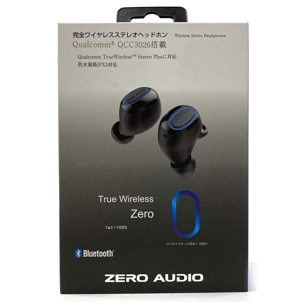 【新品】t) ZERO AUDIO 完全ワイヤレスステレオヘッドホン TWZ-1000 True Wireless ZERO 防水 ...