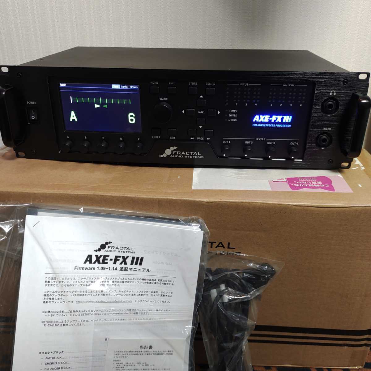 美品 axe-fx 3 axe-fx iii マルチエフェクター アンプ シミュレーター fractal audio systemsの落札情報 ...