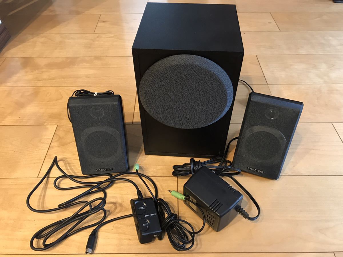 Creative Inspire T3000 2.1chマルチメディアスピーカーの落札情報詳細 - ヤフオク落札価格情報 オークフリー