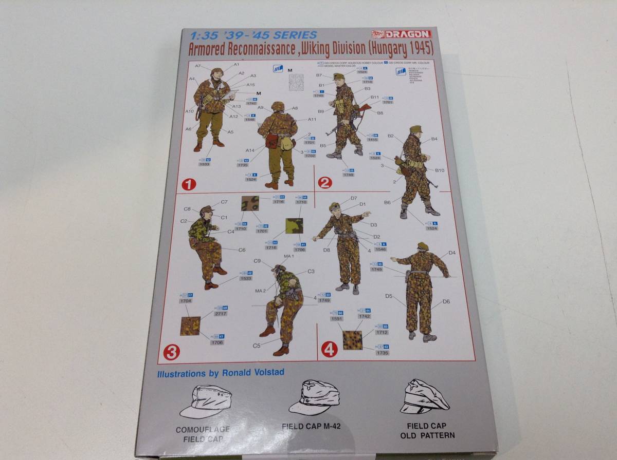 7208 DRAGON 6131 ドイツ軍 武装親衛隊 第5SS 装甲師団 ヴィーキング 偵察部隊 ハンガリー1945 1/35 ドラゴン ...