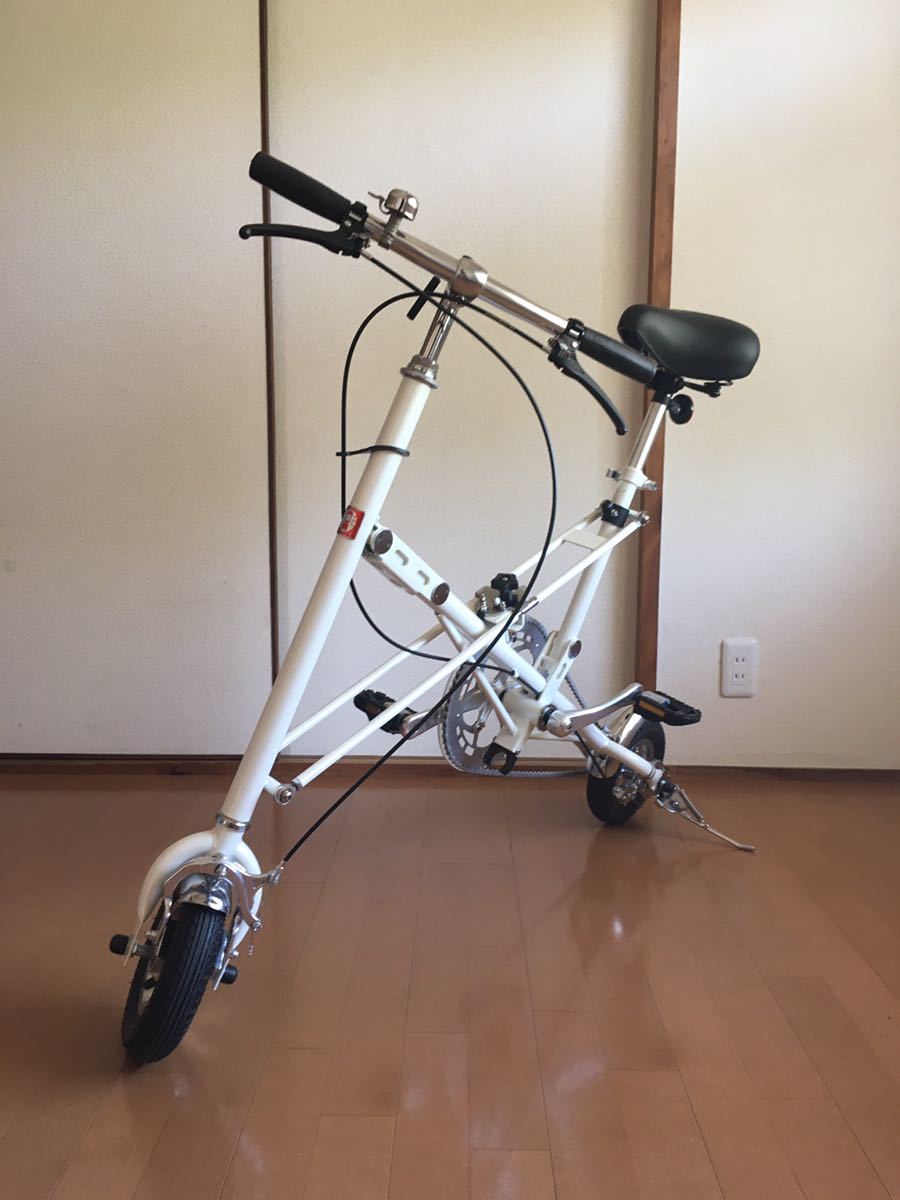 【すぐ乗れる・整備・OH済み】17bicycle（17バイシクル）ミニウォーカー／81/2×2タイヤ／ミニベロ 小径車 折り畳み自転車 ...
