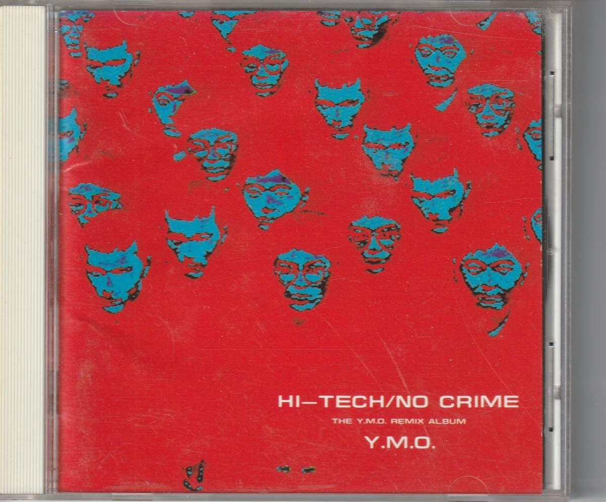 【やや傷や汚れあり】★テクノCD：1992年リリース YMO-REMIX「HI-TECH / NO CRIME」★オルタネイト,ジ・オーブ,808ステイト,オービタル,LFO等によるリミックス ...