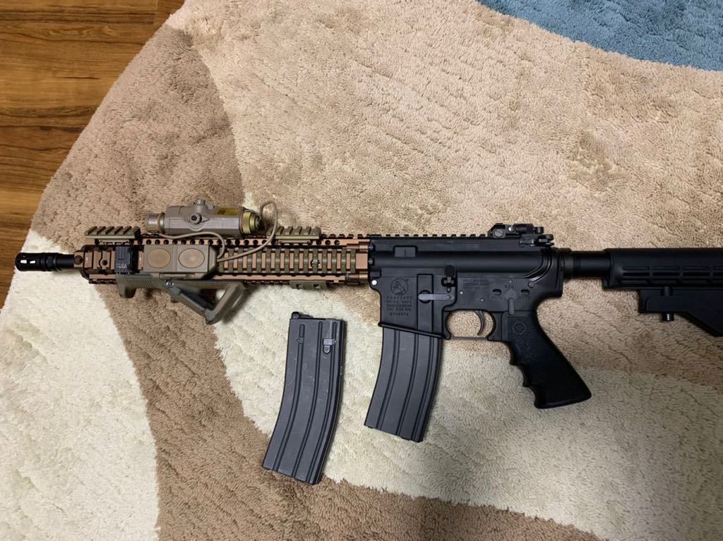 東京マルイ M4 MWS Mk18 ris2 GBB ガスブローバック ライフル 実物 ホーググリップ その他パーツ付の落札情報詳細 - ヤフオク落札価格検索 オークフリー