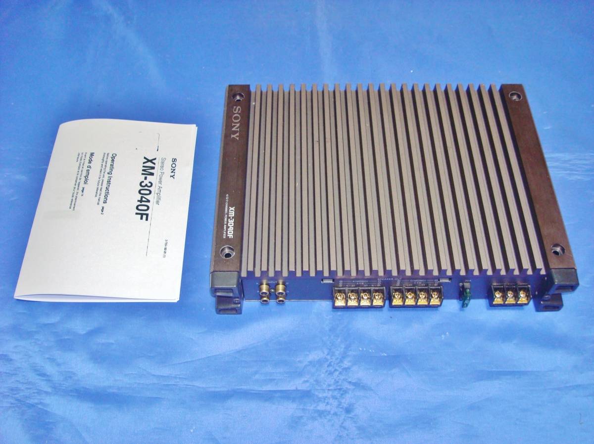 ★SONY ソニー XM-3040F 80Wx4/180Wx2 4/3/2ch HiFi 高音質 中身アルパイン?? 動作良好品 即決有り ...