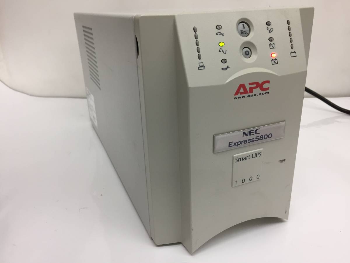 NEC APC Express 5800 smart-UPS 1000 NECA1000JW 無停電電源装置 ②の落札情報詳細 - ヤフオク落札価格検索 オークフリー