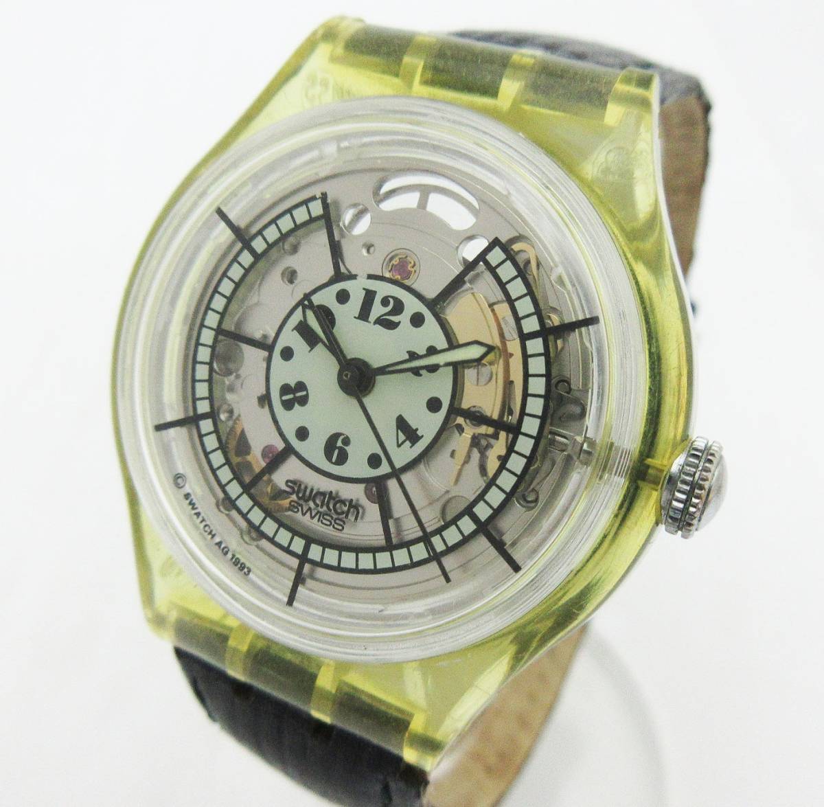 N3324【スウォッチ】swatch swiss AUTOMATIC★AG 1993★メンズ腕時計★自動巻き腕時計★スケルトン★ジャンク★ の落札情報詳細 - Yahoo!オークション落札価格 ...