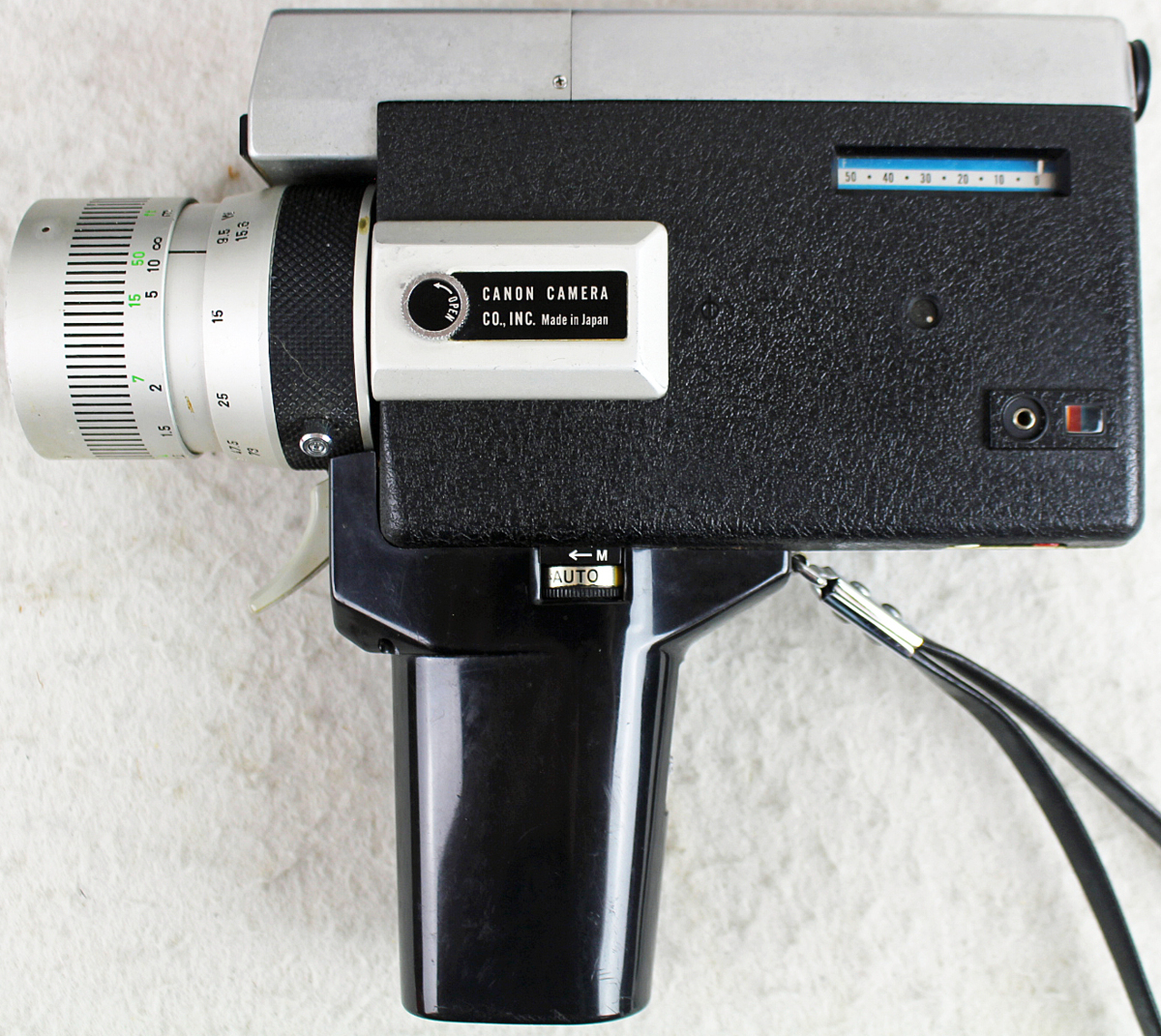 ジャンク品 ビデオカメラ AUTO ZOOM 518 SUPER 8 キャノン/Canon TELE CONVERTER・ケースつき ※動作未 ...