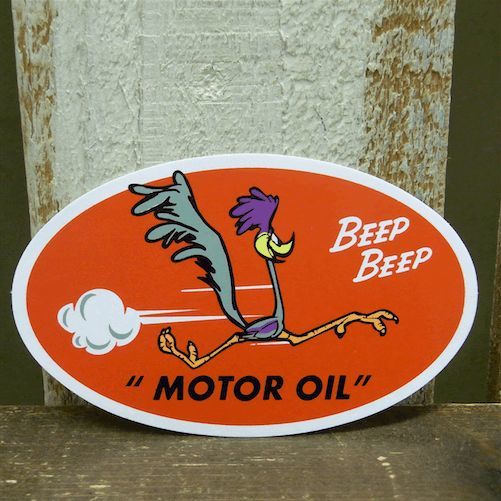 【未使用】Racing Sticker Road Runner MOTOR OIL ステッカー デカールの落札情報詳細 - ヤフオク落札価格 ...