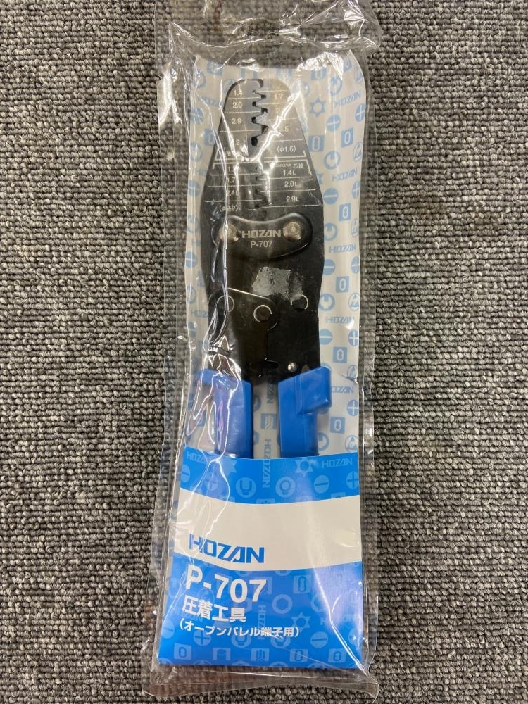 【未使用】005 未使用品・即決価格 HOZAN 圧着工具 オープンバレル端子用 P-707の落札情報詳細 - ヤフオク落札価格検索 オークフリー