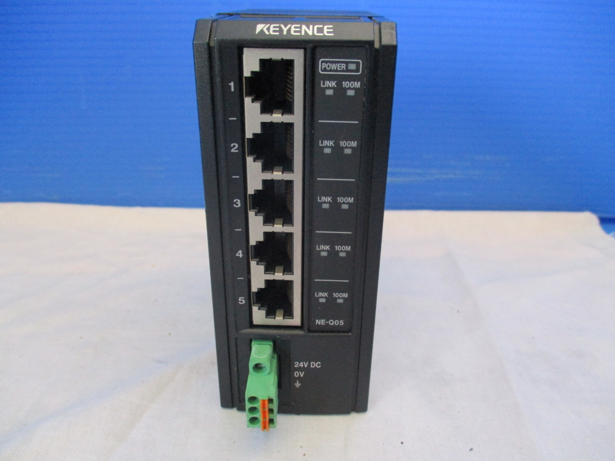 KEYENCE NE-Q05P イーサネットスイッチ 5ポート QoS機能 PoE機能 キーエンス の落札情報詳細| ヤフオク落札価格情報 ...