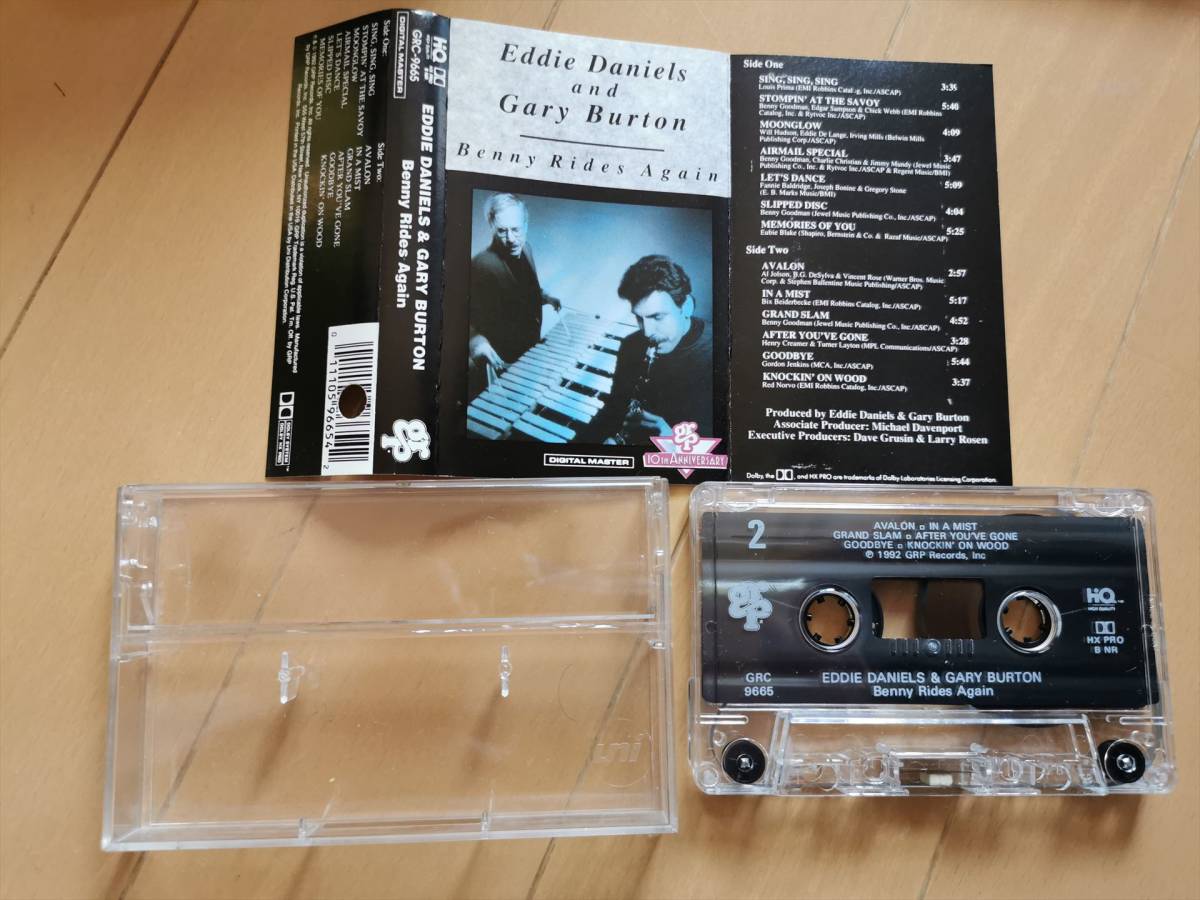 【やや傷や汚れあり】カセット GRP Eddie Daniels & Garry Burton Benny Rides Againの落札情報 ...