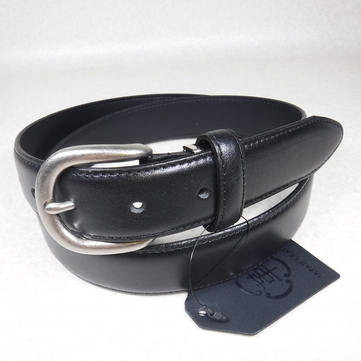 【未使用 （詳細）】V799 銀座三越etc取扱 JAPAN LEATHER PRIDE ジャパンレザープライド 日本製新品 姫路レザー 黒 ...