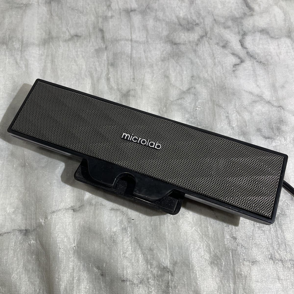 microlab LAB-B51BK2 USBスピーカー ブラック マイクロラボ ミニスピーカー クリップ式 横置き型 動作品 21176★★！！ の落札情報詳細| ヤフオク落札価格情報 オークフリー