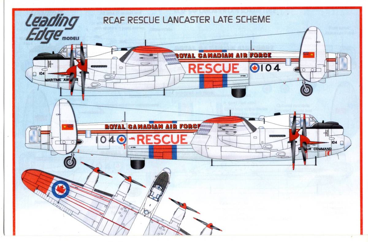 【未使用】1/72Leading Edge models リーディングエッジデカール RCAF Search & Rescue ...