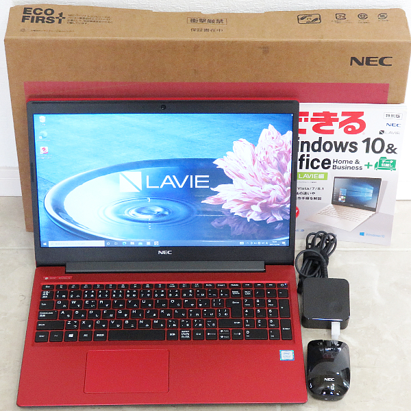 【未使用に近い】超美品 NEC ノートパソコン LAVIE Note Standard NS700/NAR PC-NS700NAR Windows10 Home Core i7-8565U ...