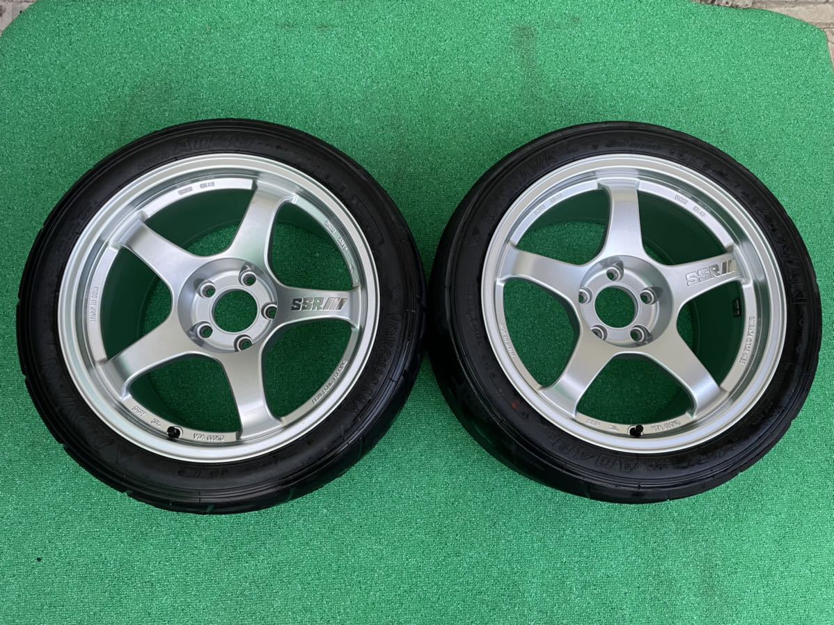 【目立った傷や汚れなし】SSR INTEGRAL GT-2 インテグラルSEMI SOLID FORGING 17インチタイヤ・ホイール 2本 ...