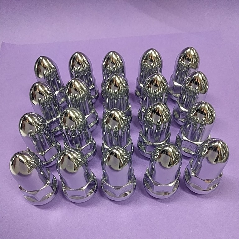 【未使用】7/16-20 Bullet Acorn ブレットエーコン ラグナット クローム 20個セット バレットの落札情報詳細 ...