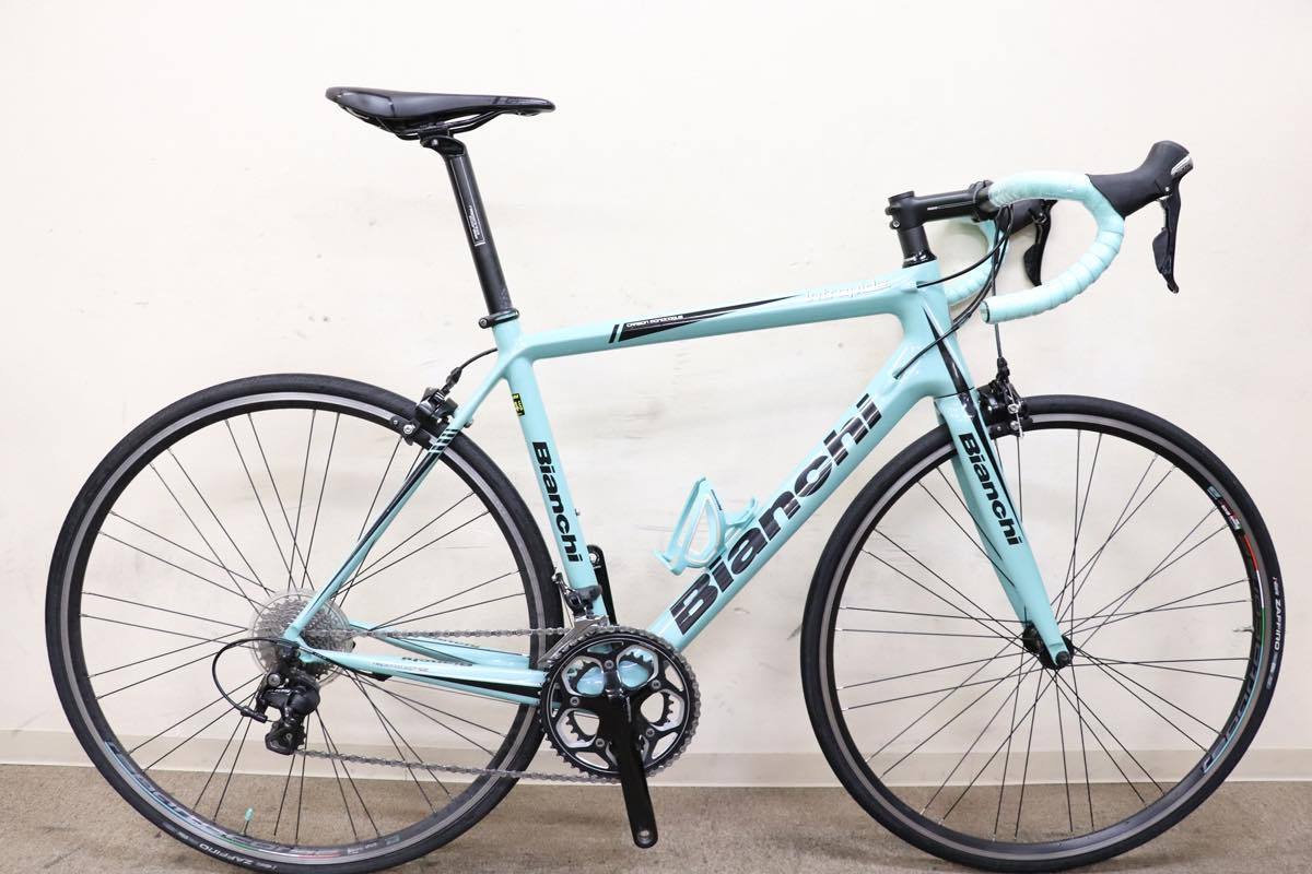【やや傷や汚れあり】 Bianchi ビアンキ INTREPIDA フルカーボン SHIMANO 105 5800 2X11S サイズ54 ...