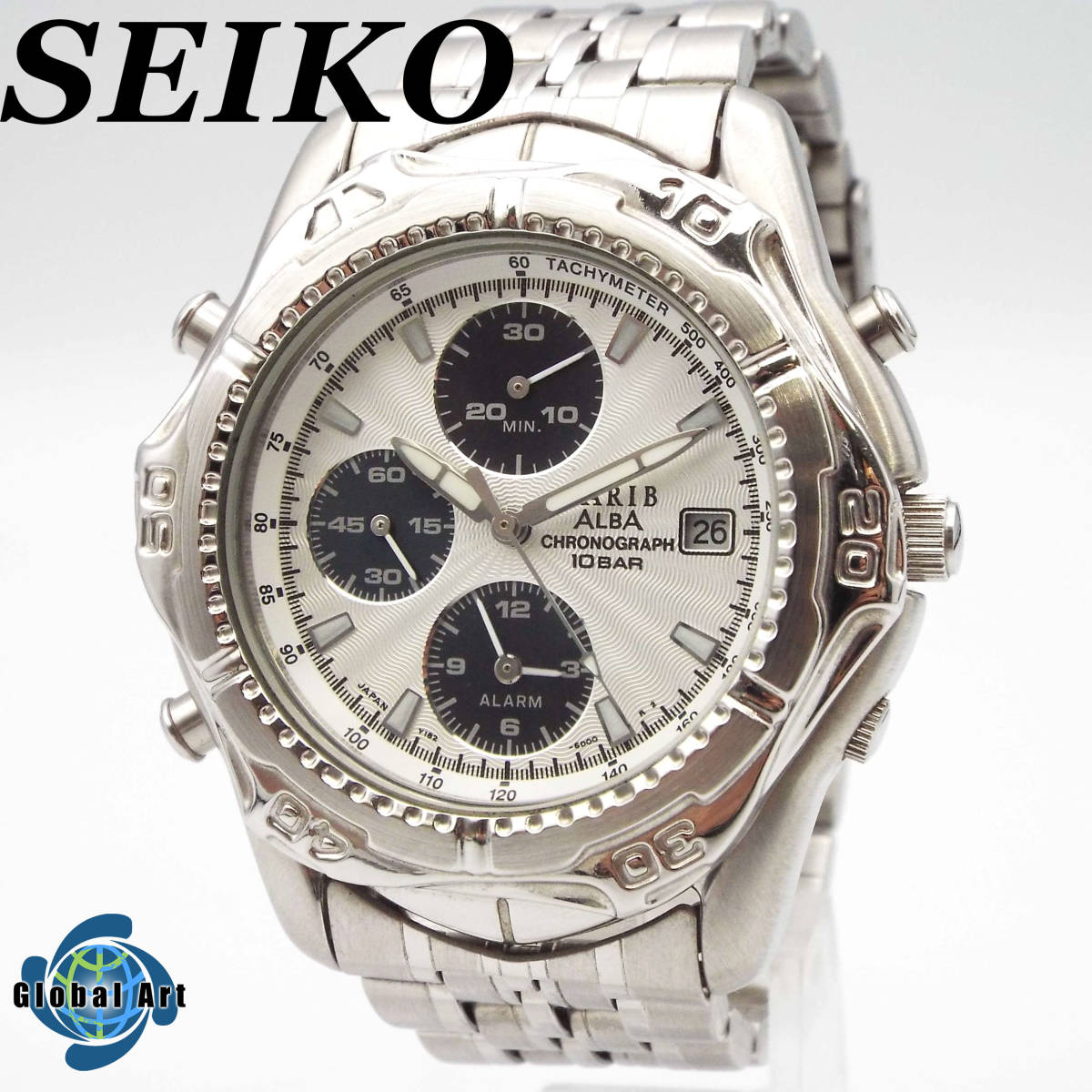 希少【動作品】セイコー ALBA CARIB Y911-0A40 デジアナ SEIKO アルバ カリブ 二重面相 の落札情報詳細| ヤフオク ...