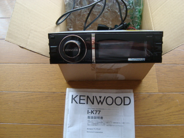 【全体的に状態が悪い】★ケンウッド Kenwood I-K77 中古品 ジャンク扱いです★の落札情報詳細 - ヤフオク落札価格検索 オークフリー