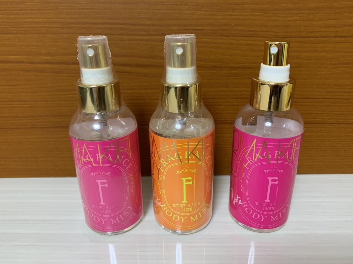 【目立った傷や汚れなし】 【YS-1】AROMA KIFI アロマキフィ フレグランスボディミスト 化粧水 140ml 3点セット まとめ 【東京発 手渡し可能】 Bの落札情報詳細 ...