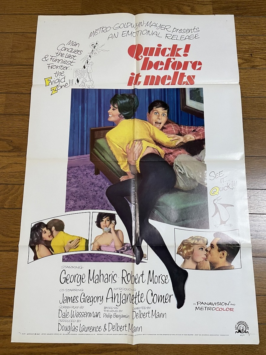 【傷や汚れあり】P232/US版1sh 映画ポスター【 南極ピンク作戦 (Quick, Before It Melts) 】監督 デルバート・マン/ORG 65/5の落札情報詳細 ...