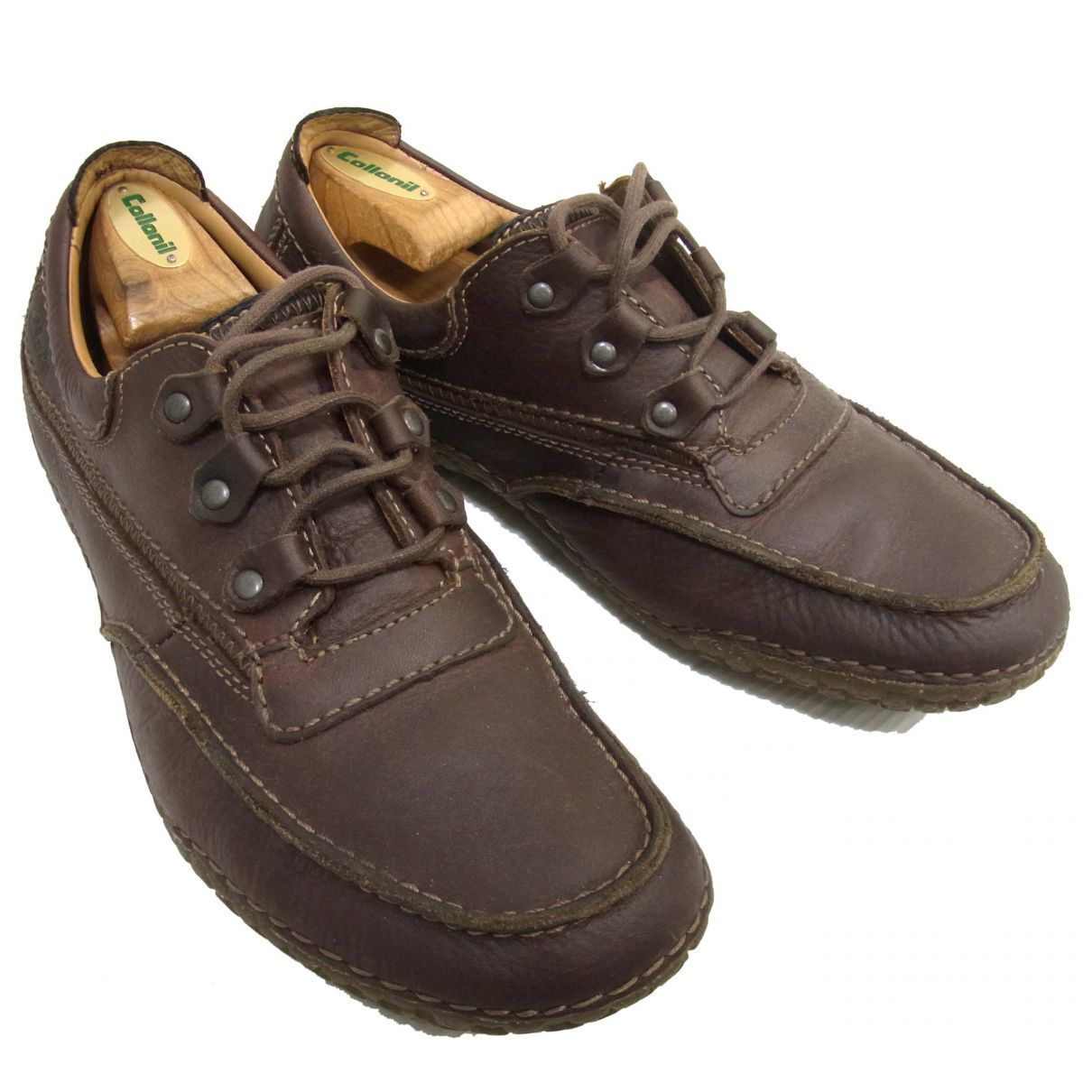 【目立った傷や汚れなし】 クラークス スニーカー ドライビングシューズ レザーシューズ 本革 Clarks FLEXLIGHT ローカット ...