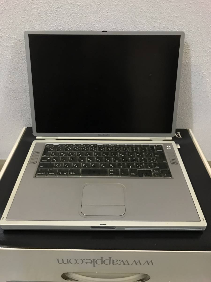 【目立った傷や汚れなし】PowerBook G4 Titanium (DVI) 800MHz 1GB Memory 付属品完備 ...