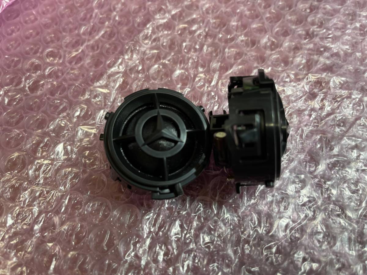 【未使用に近い】メルセデスベンツ 純正品 Burmester ブルメスター Aピラー ツィーター W205 C205 W222 C217 ...