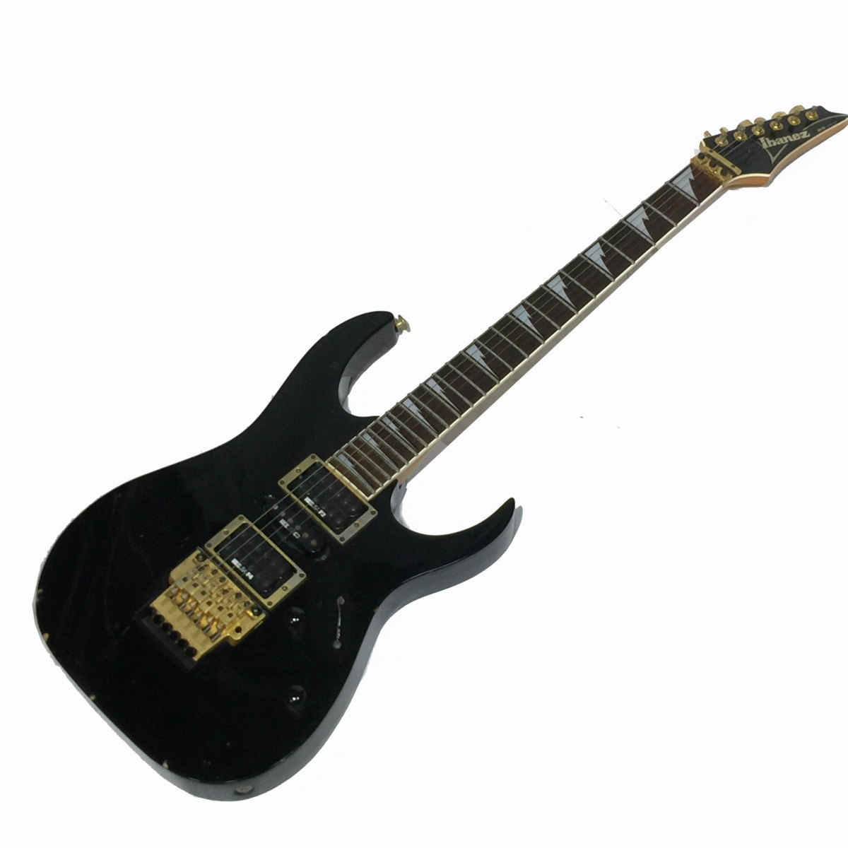 【やや傷や汚れあり】IBANEZ RG-770G (RG770G) 1990年代 フジゲン製 日本製 ブリッジFloydRose ゴールド ...