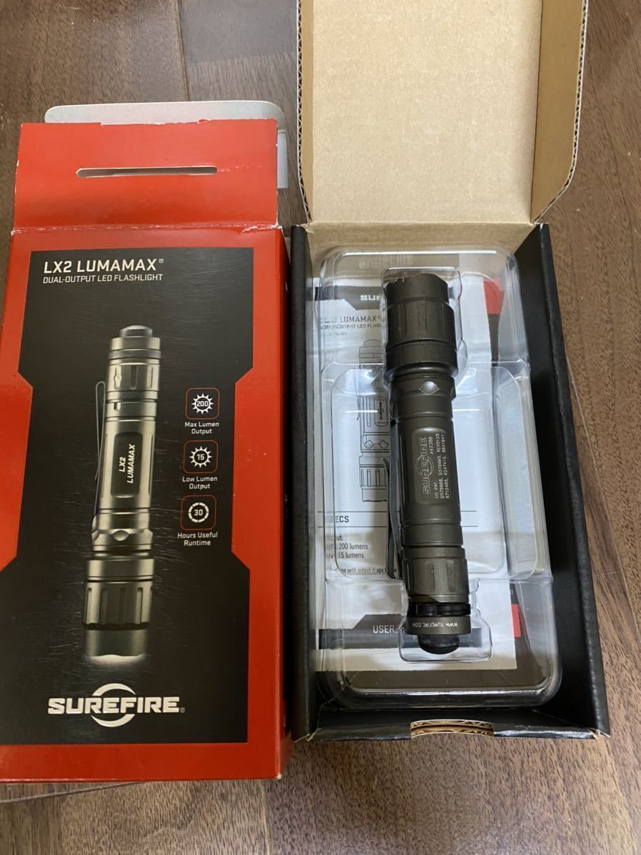 【傷や汚れあり】SUREFIRE 国内正規品保証書付き シュアファイア LED LX2 LUMAMAX ハードアノダイズド仕様の落札情報詳細 ...