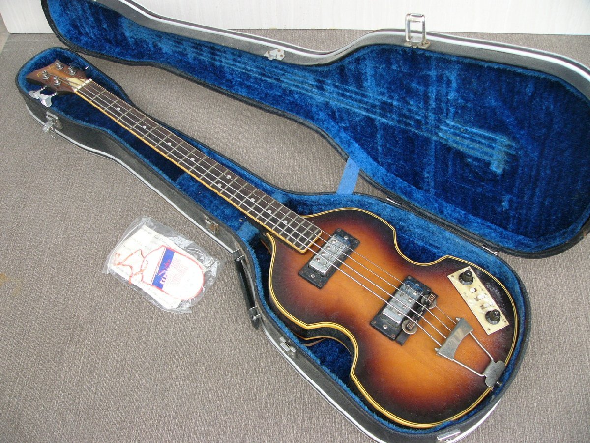 【傷や汚れあり】Fresher バイオリンベース 専用ハードケース付き ジャパンビンテージの落札情報詳細 - Yahoo!オークション落札価格 ...