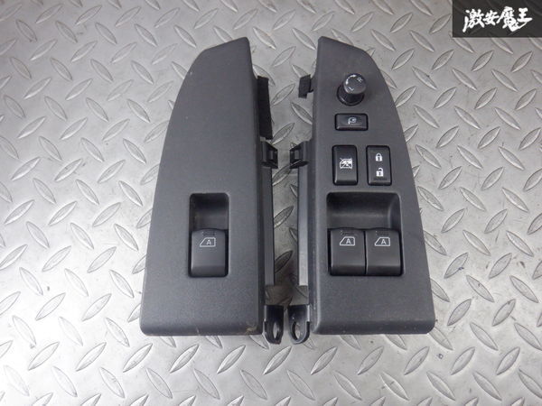 【やや傷や汚れあり】日産純正 Ckv36 V36 スカイライン クーペ 370gt タイプs 前期 パワーウインドウスイッチ 左右 25411