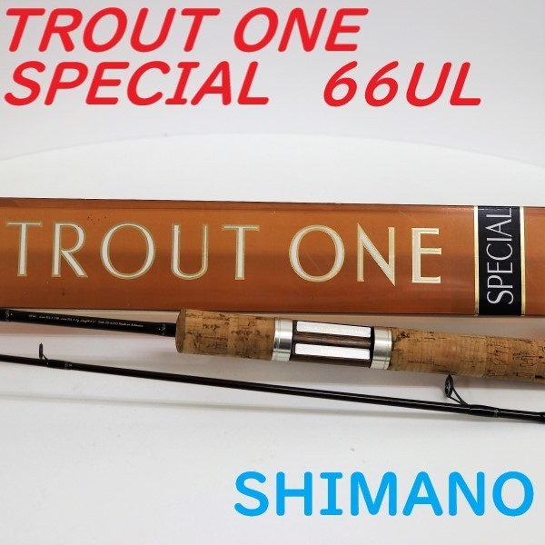 【目立った傷や汚れなし】SHIMANO TROUT ONE SPECIAL 66UL シマノ トラウトワン スペシャル 管釣り トラウト 2ピースロッド 3751-4の落札情報詳細 ...