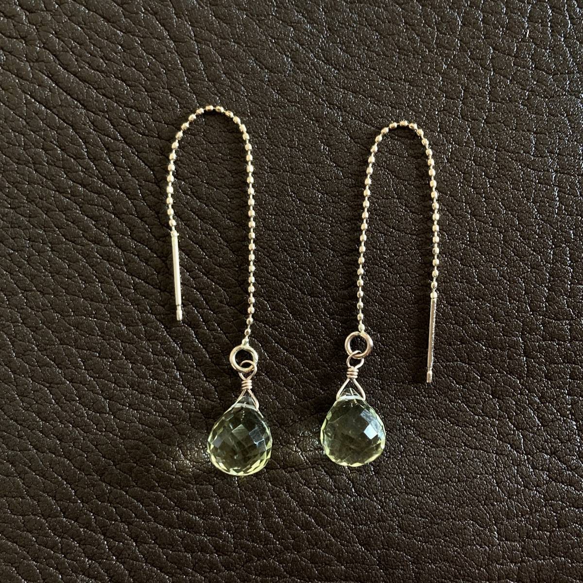 【目立った傷や汚れなし】アガット agete K10 天然石 2wayピアスの落札情報詳細 - ヤフオク落札価格検索 オークフリー