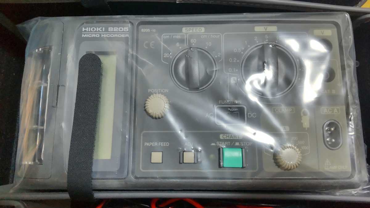 美品 ★ HIOKI マイクロハイコーダ 8202 9073 放電記録紙10個付き 8200シリーズ 電子テスタ MICRO Hi ...