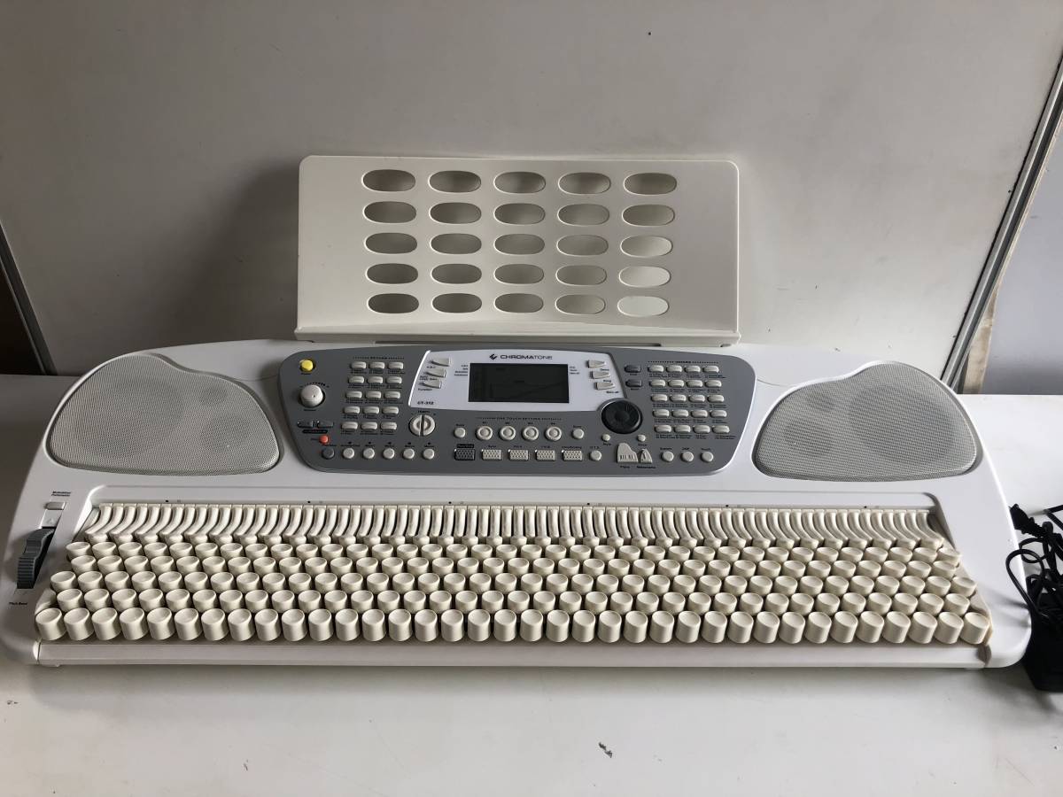 【目立った傷や汚れなし】⑤ CHROMATONE クロマトーン エレクトロニックキーボード 電子キーボード CT-312 電子 キーボード ...