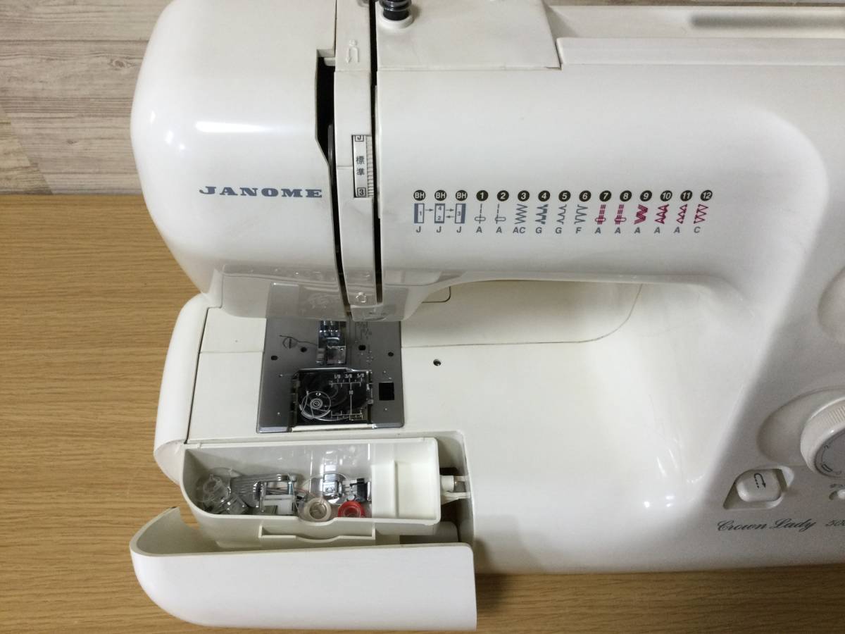 【やや傷や汚れあり】ジャノメミシン/Crown Lady 5004DX/MODEL:751型の落札情報詳細 - ヤフオク落札価格検索 オークフリー