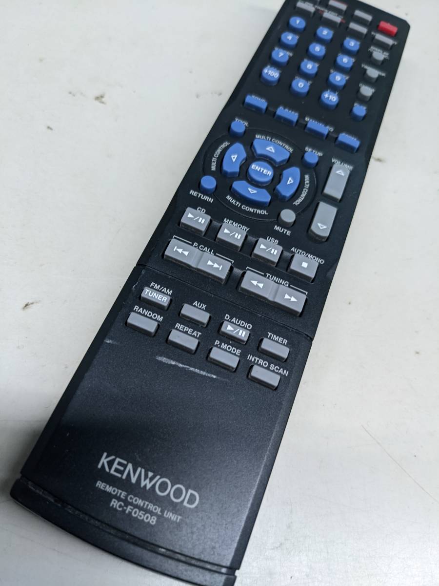【やや傷や汚れあり】【FH-3-45】ジャンク RC-F0508【KENWOOD】ケンウッド UD-A55/RD-UDA55用リモコン CDレシーバー用リモコン ケンウッドの落札情報詳細 ...