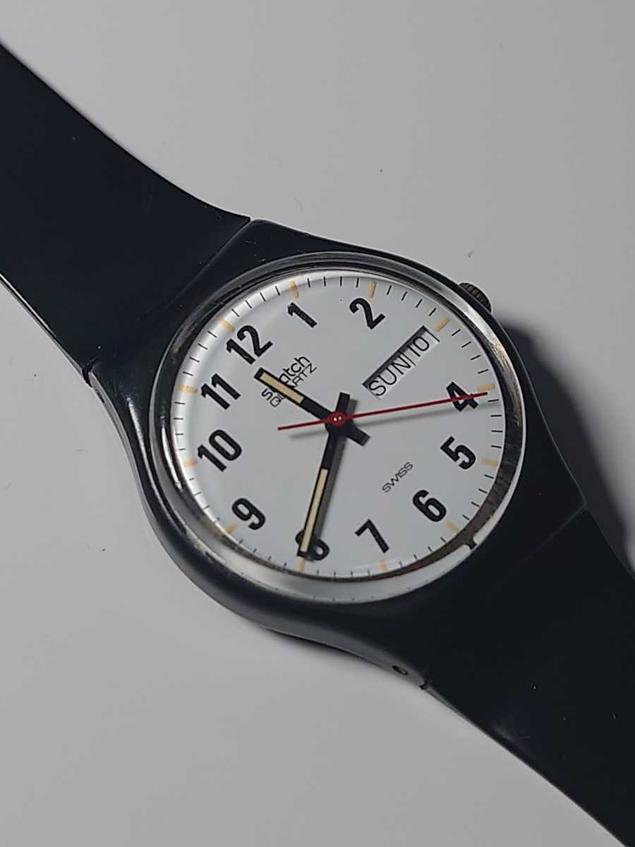 【目立った傷や汚れなし】スウォッチ オールドモデル レア クラッシック SWATCH Quartz GB706 Classic GENT の ...