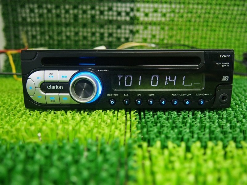 【傷や汚れあり】『psi』 クラリオン CZ109 フロントAUX対応 CDレシーバー 動作確認済 ミツビシ用変換カプラーの落札情報詳細 ...