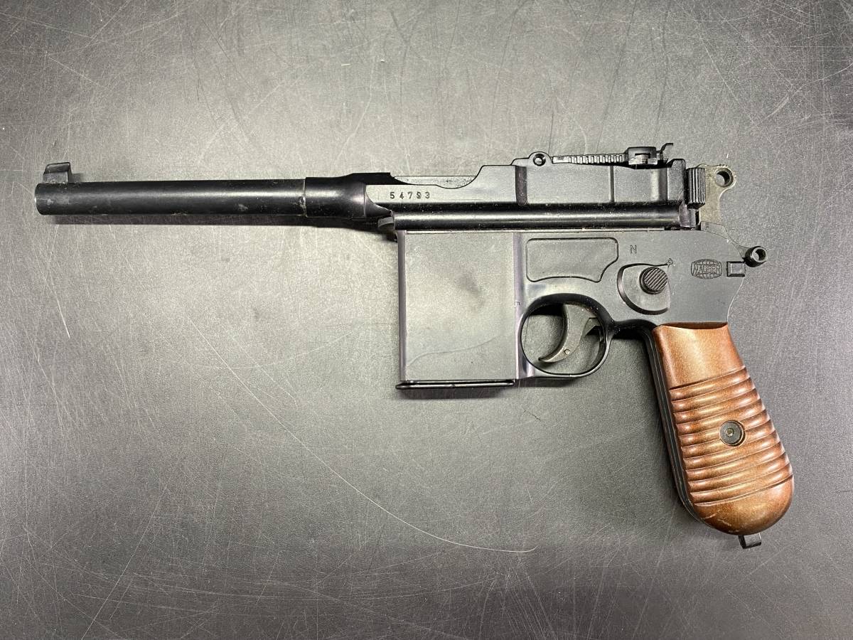 【やや傷や汚れあり】7＃H2c/8118 東京マルイ モデルガン モーゼル WAFFENFABRIK MAUSER DBERNDORF A ...