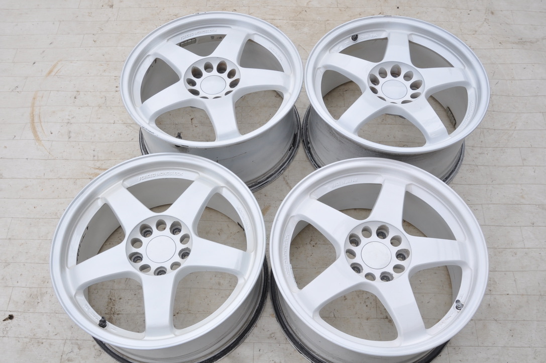 【傷や汚れあり】NISMO ニスモ LMGT4 17インチ 7.5J+40 8.5J+40 PCD114.3 5H 4本 シルビア ...