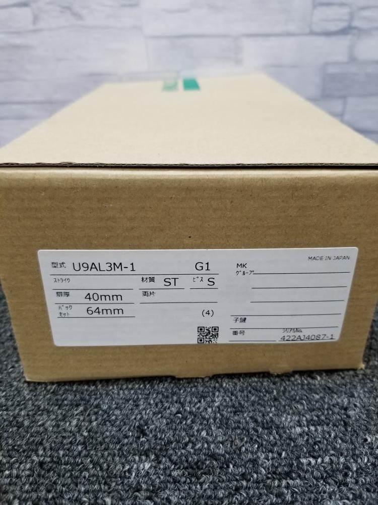 【未使用】013♪未使用品♪美和ロック 電気錠セット 扉厚40㎜ バックセット64㎜ U9AL3M-1の落札情報詳細 - ヤフオク落札価格検索 オークフリー