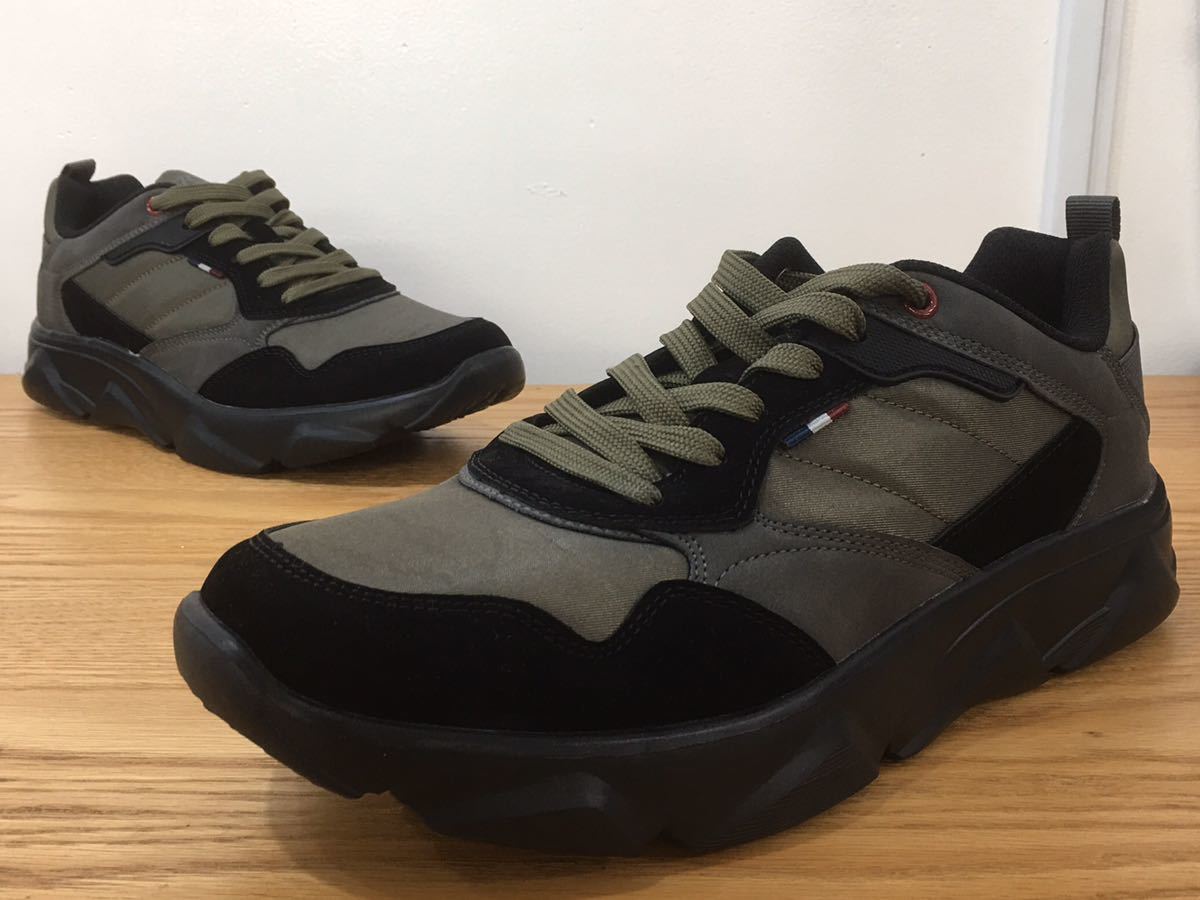 【未使用】D2H018 新古品 タケゾートヨグチ TAKEZO TOYOGUCHI TK939 合成皮革×合成繊維 カーキ色 撥水 軽量 制菌 ...